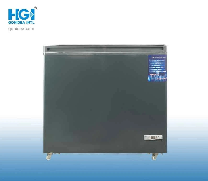Lowest Temperature -18C Deep Chest Freezer with Gray Exterior Color and ...